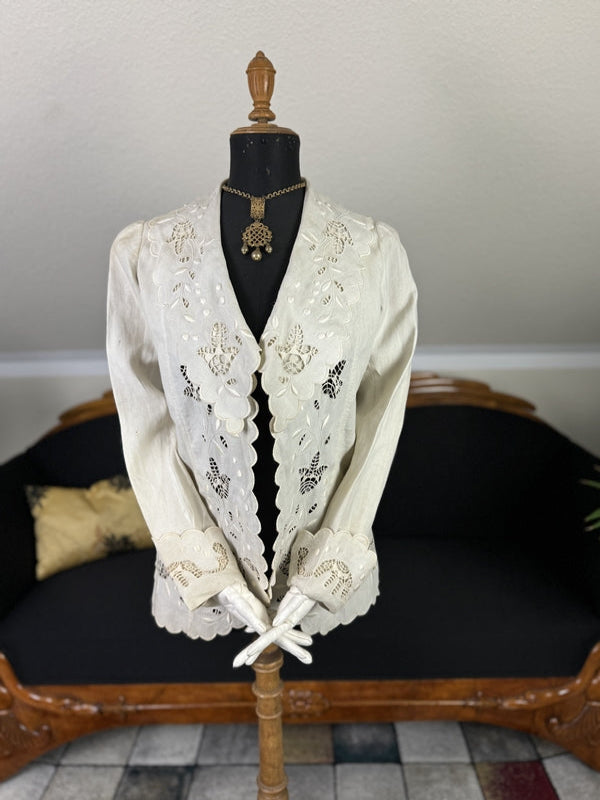 ALTMAN & Co. Linen Jacket, ca. 1910 – ANTIQUE GOWN