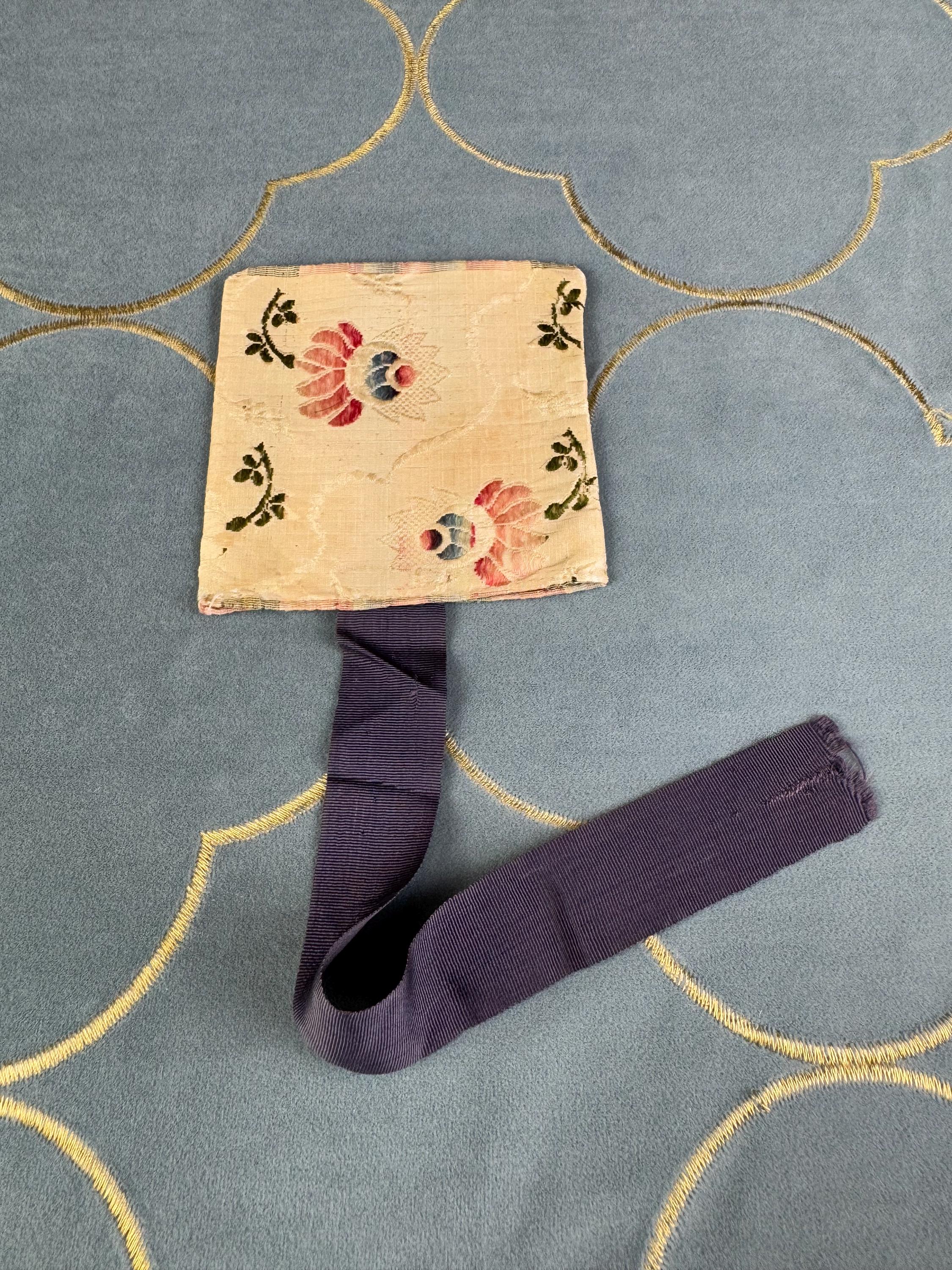 Rococo Silk Belt Pocket, England, ca. 1780 – ANTIQUE GOWN