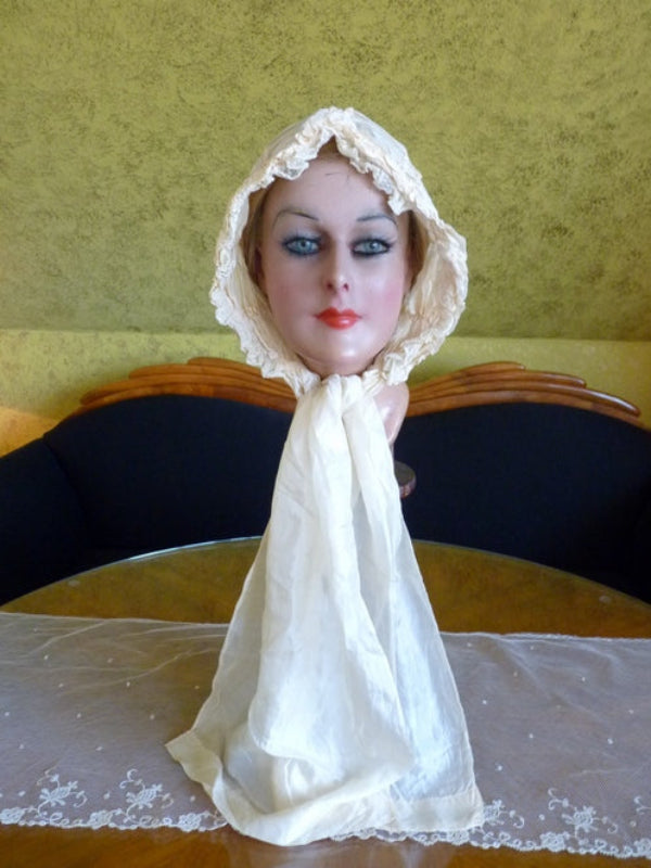 Bed Bonnet, ca. 1910 – ANTIQUE GOWN