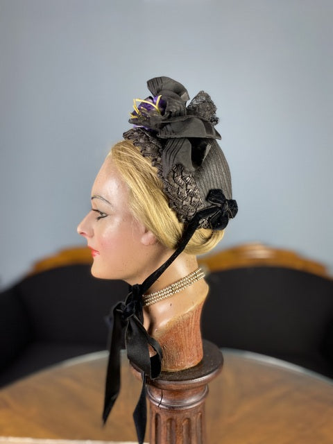 Crocus Bonnet, ca. 1874 – ANTIQUE GOWN