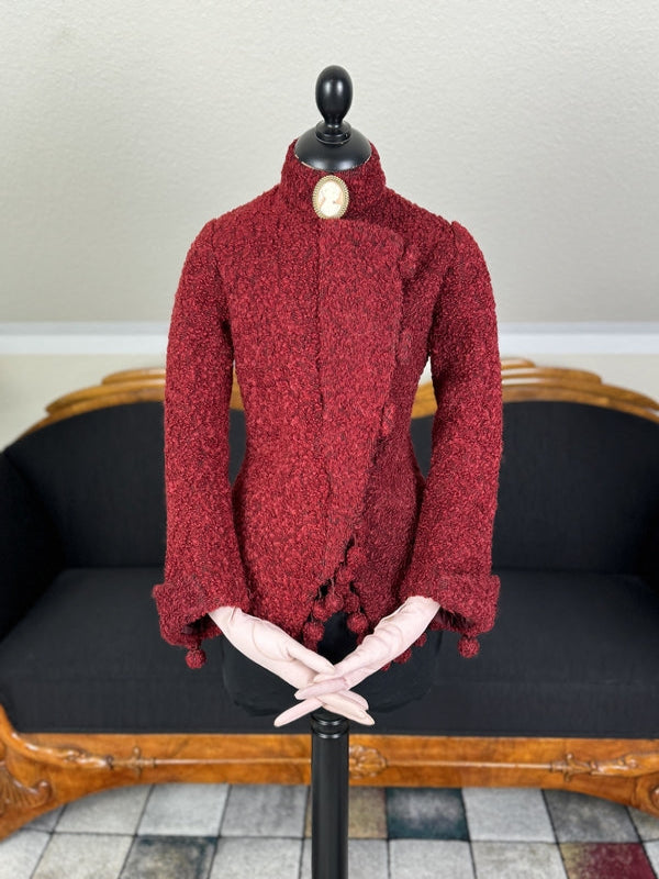 Victorian Red Wool Jacket, ca. 1888 – ANTIQUE GOWN