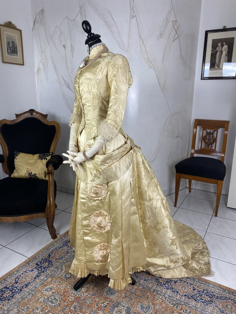 A.M. VAIL Wedding Dress, America, ca. 1879 – ANTIQUE GOWN