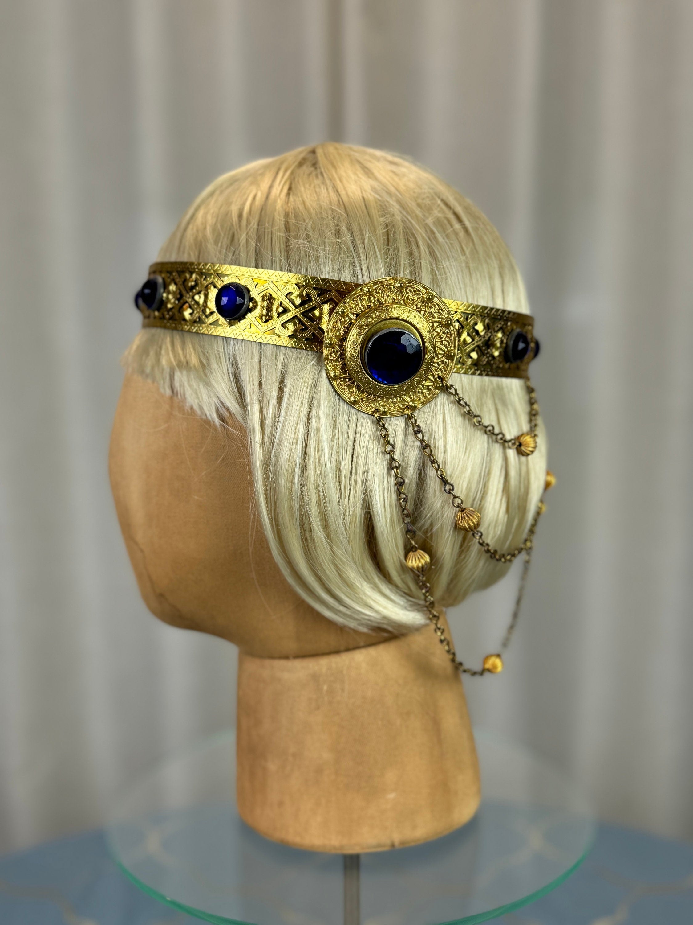 Antique Theatrical Headpice, Germany, ca. 1890-1910 – ANTIQUE GOWN